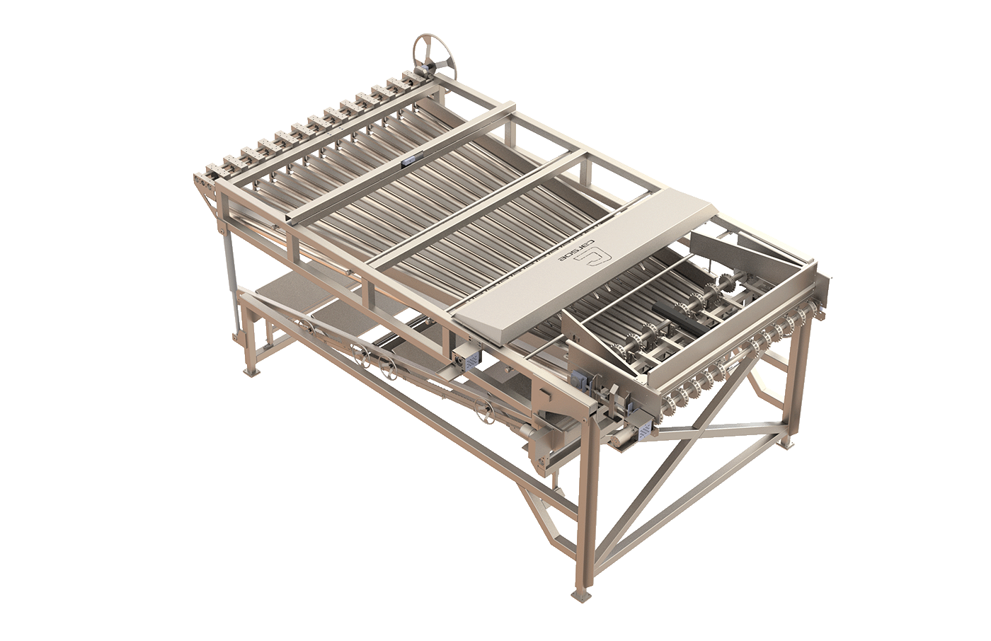 Fish roller grader - fish grader - fish processing equipment